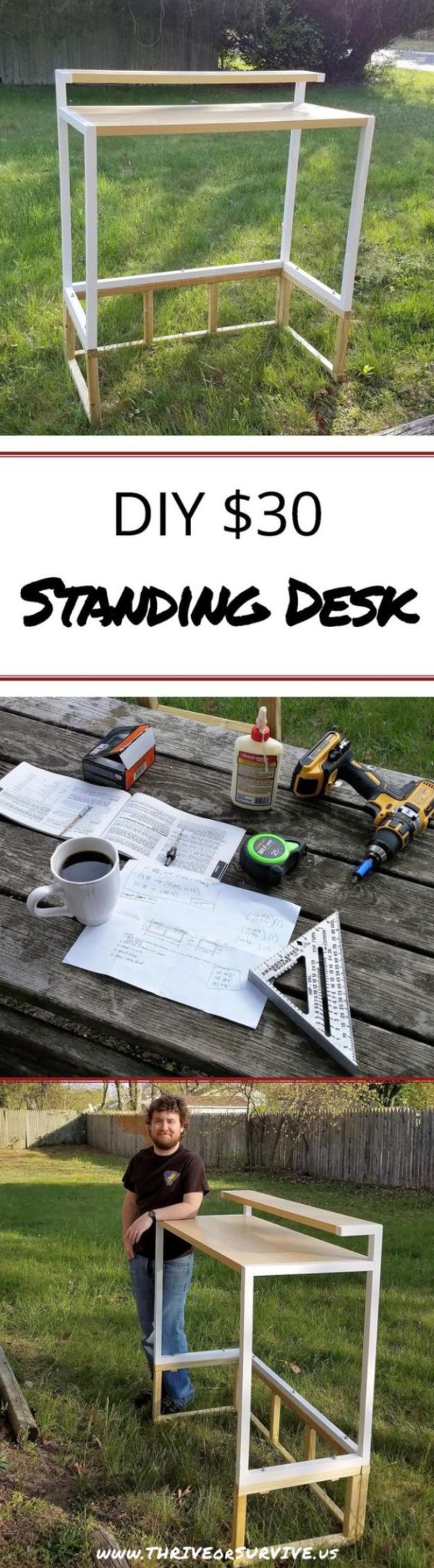 15 DIY Desks That Are Perfect For Your Home Office - Craftsonfire