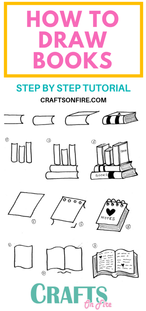 How To Draw A Book: Easy Step By Step Tutorial You'll Love - Craftsonfire