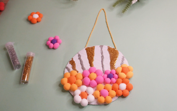 How To Make A Flower Sign From Cardboard And Clay - Craftsonfire