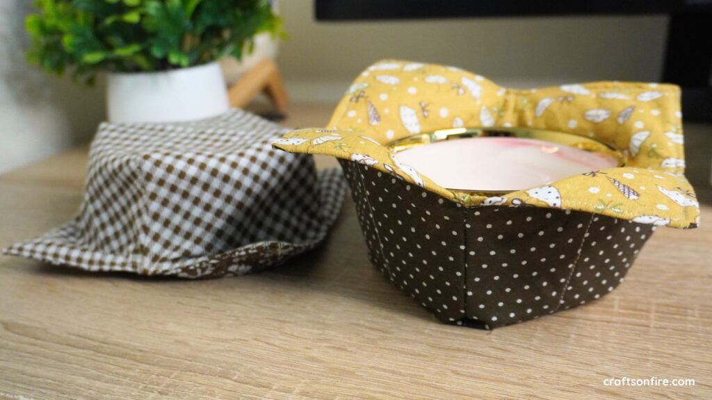 How To Sew A Bowl Cozy (Easiest Method!) - Craftsonfire