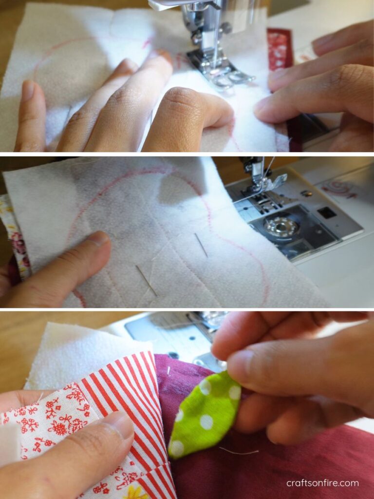 DIY Apple Coaster (Sewing Guide) - Craftsonfire