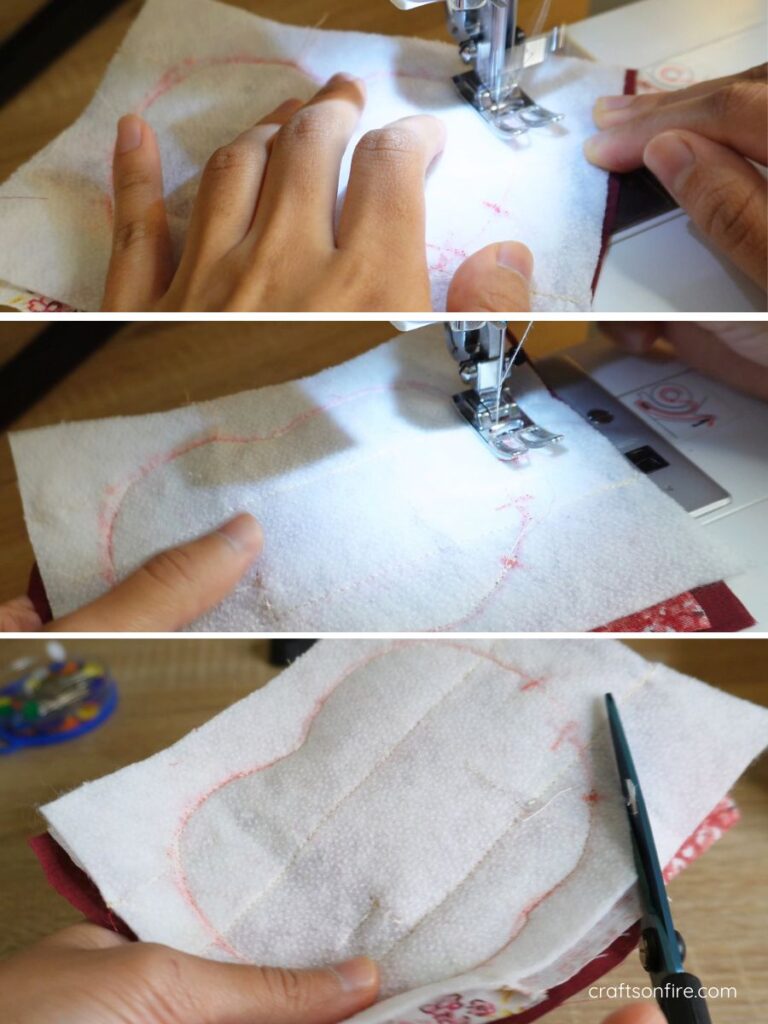 DIY Apple Coaster (Sewing Guide) - Craftsonfire