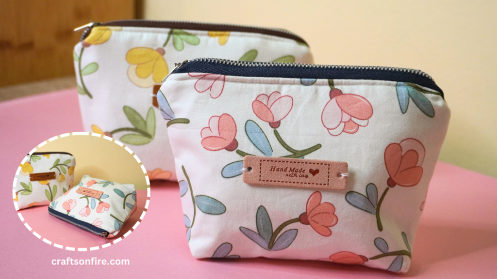 How To Sew A Coin Pouch (Step-By-Step tutorial) - Craftsonfire