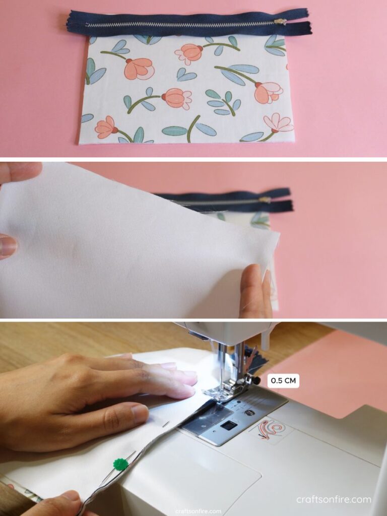 How To Sew A Zipper Pouch - Craftsonfire